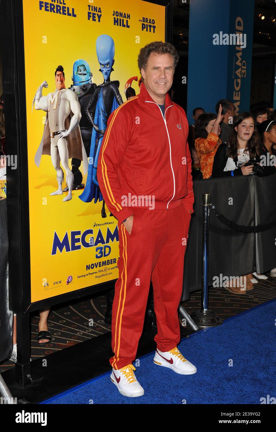 Will Ferrell arriving for the premiere of Dreamorks Pictures' 'Megamind ...
