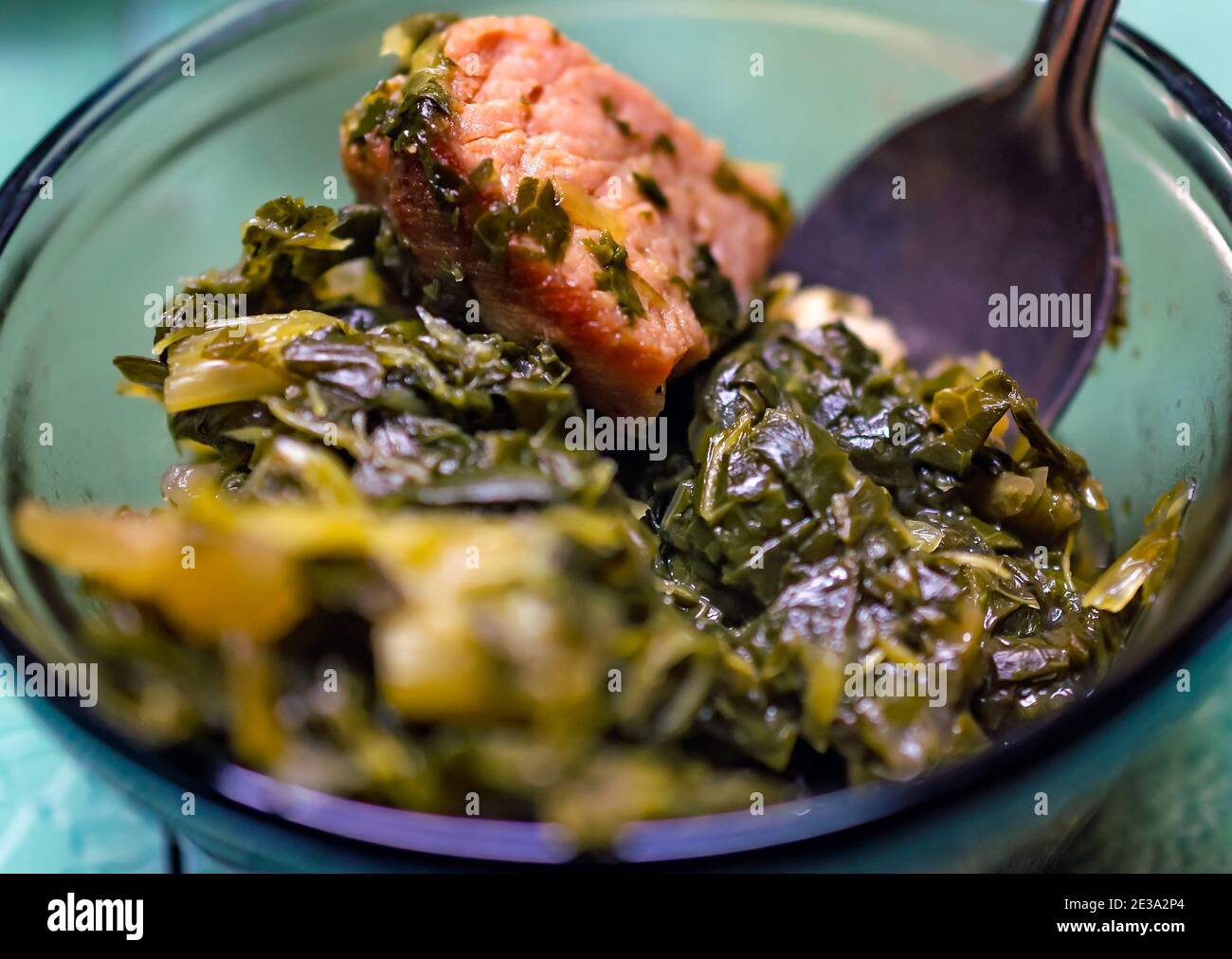 Ham collard greens hi-res stock photography and images - Alamy