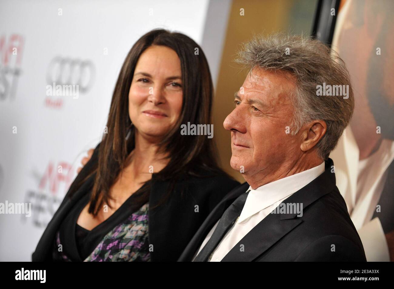 Dustin Hoffman and Lisa Gottsegen attend the screening of 'Barney's ...