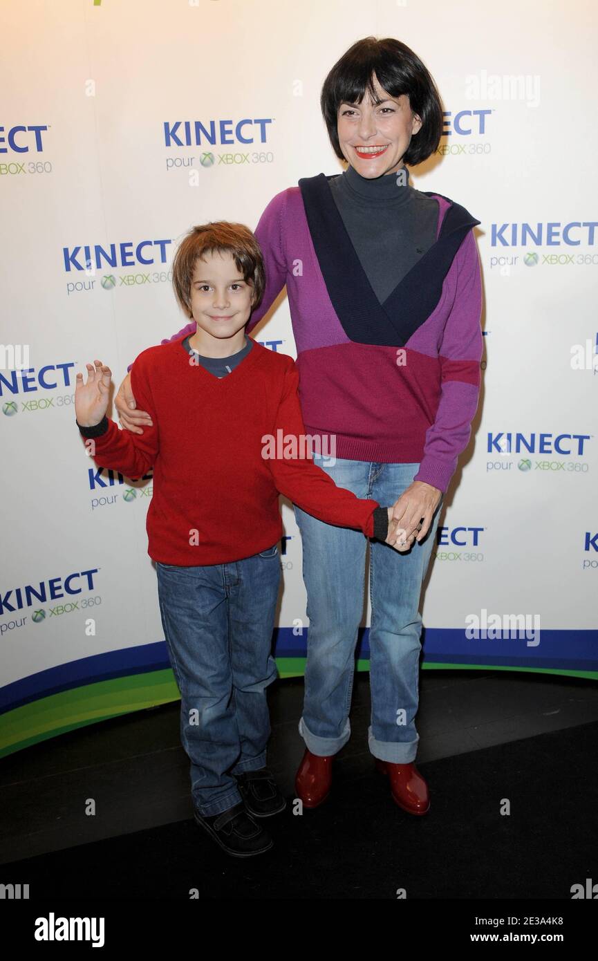 Lio and his son Diego attending the Kinect for XBox 360 Party at VIP ...