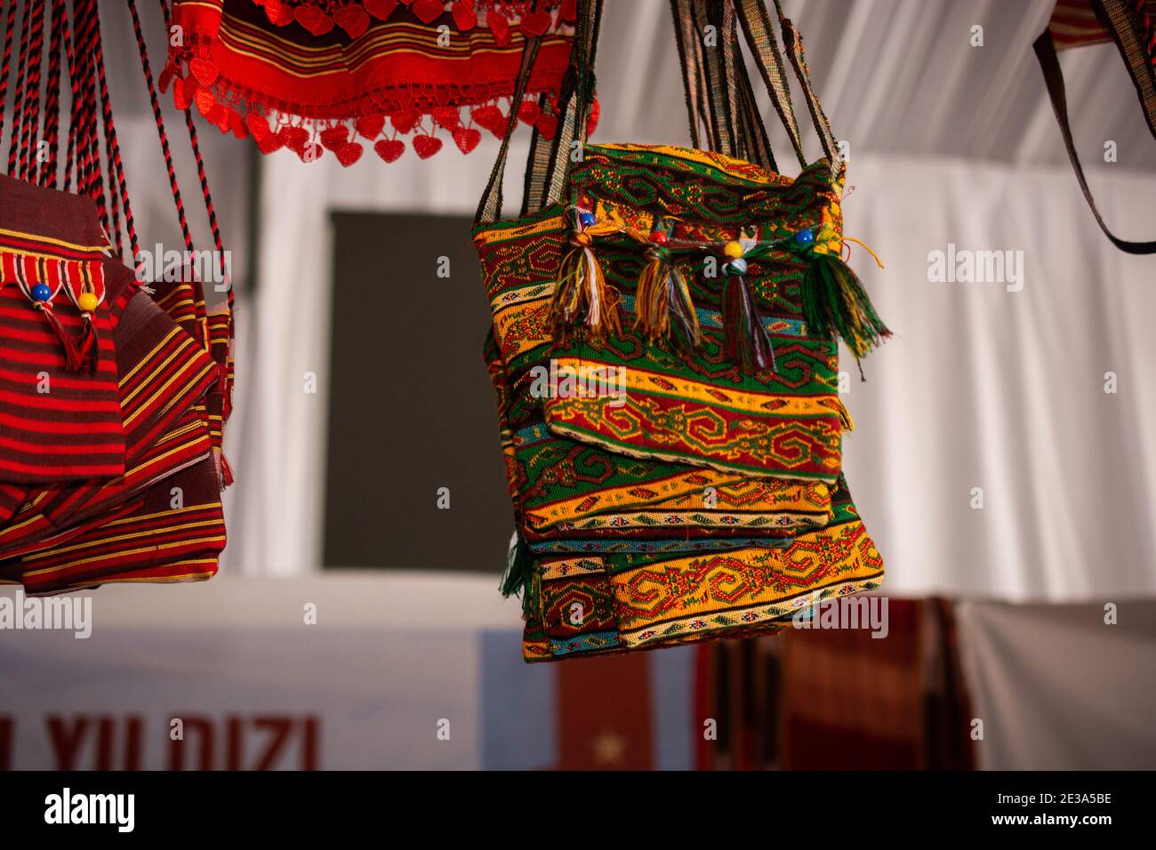 Traditional turkish handmade bags Stock Photo - Alamy