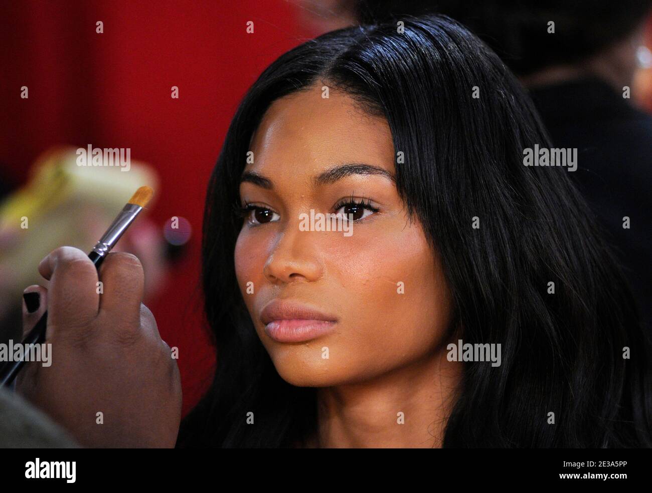 Chanel Iman Runway Makeup