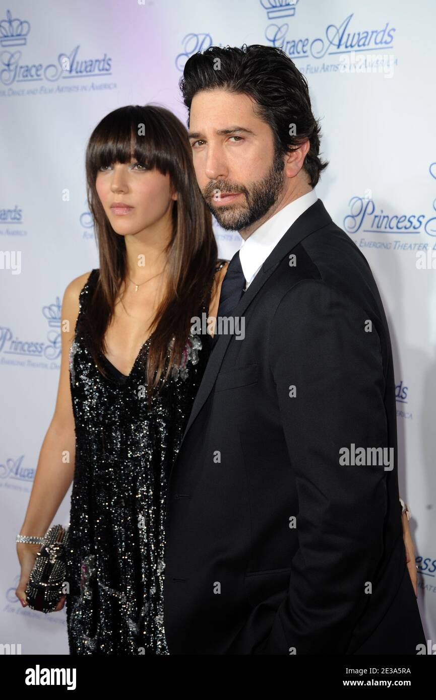 Zoe Buckman and David Schwimmer attend The 2010 Princess Grace Awards ...