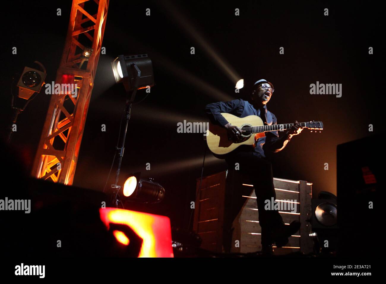 French singer Tete performs live at Zenith in Paris, France, on ...
