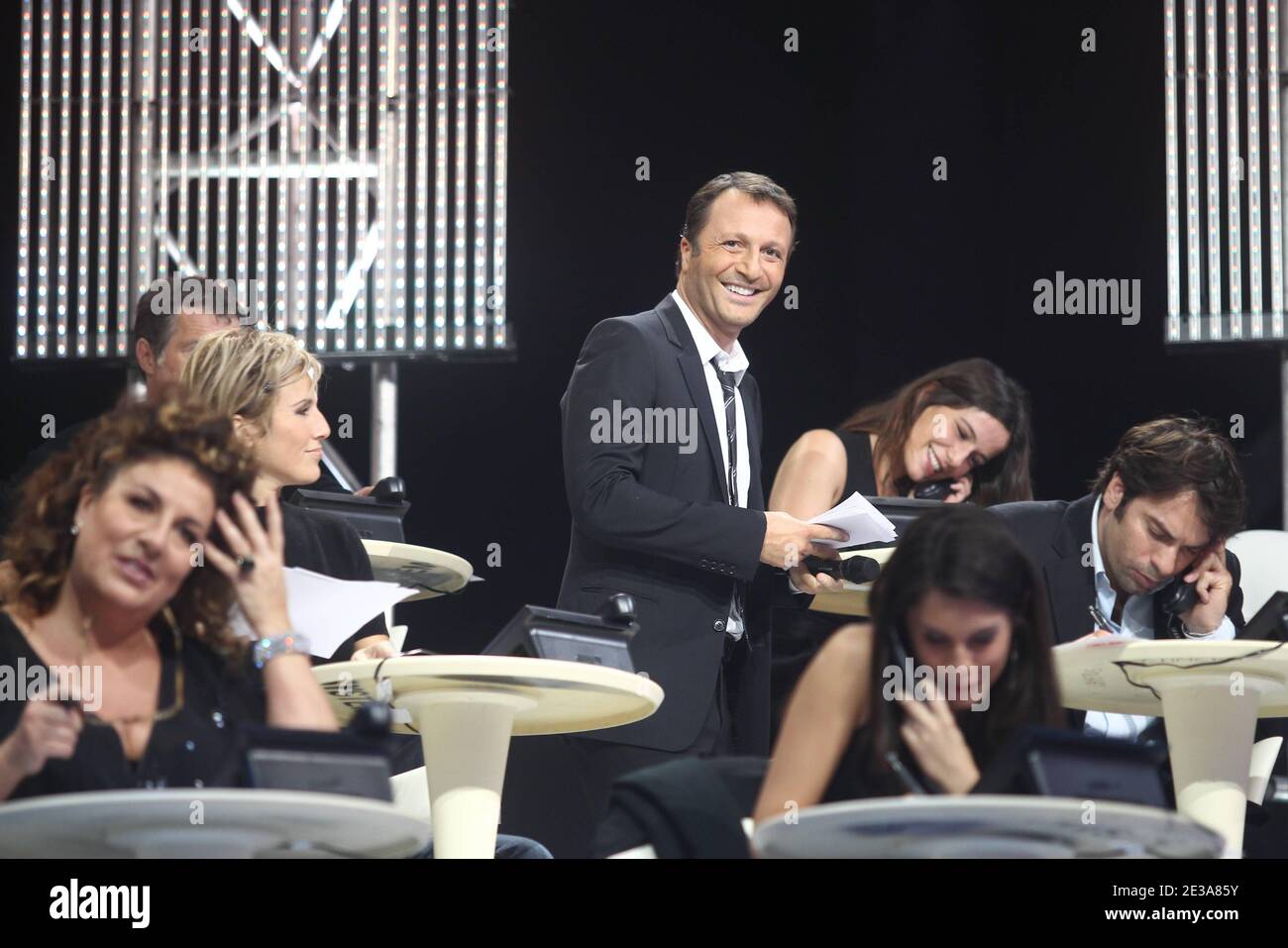 EXCLUSIVE - Arthur appearing on the TV show 'Les Stars Se Depassent ...