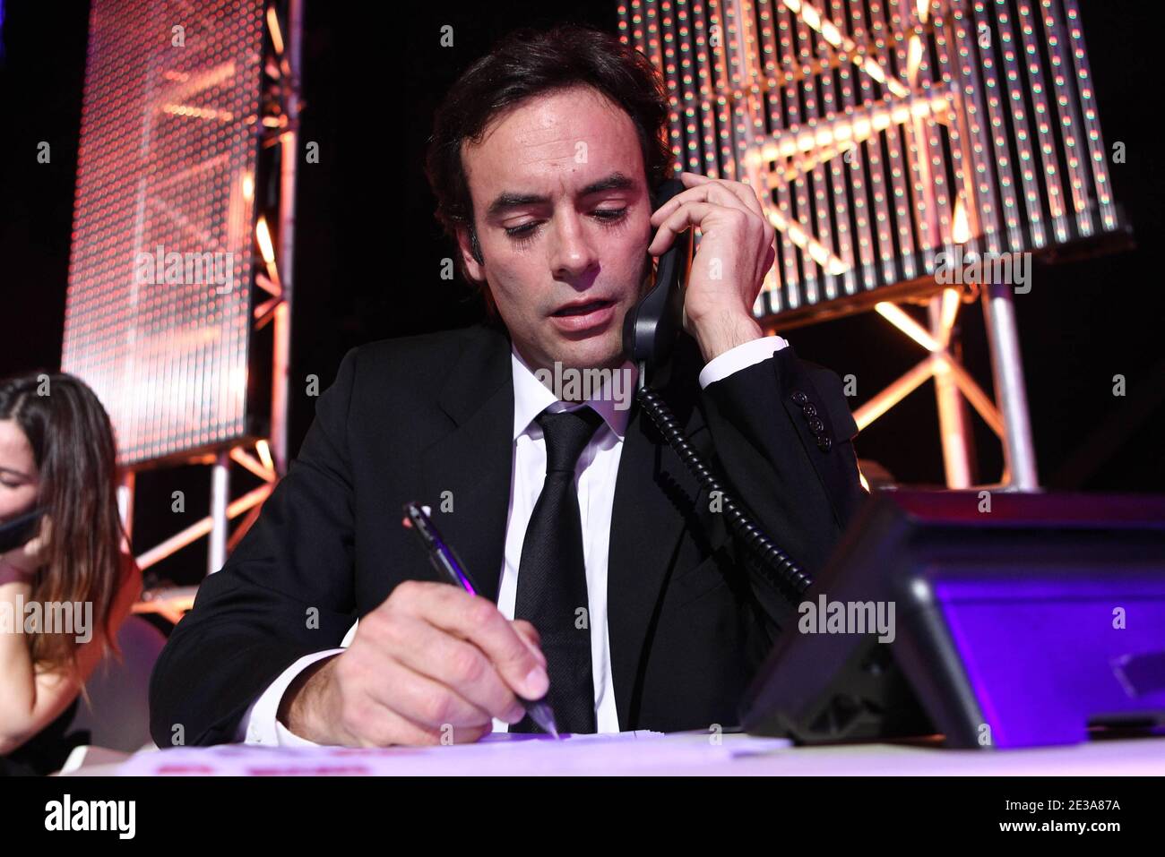EXCLUSIVE - Anthony Delon appearing on the TV show 'Les Stars Se ...