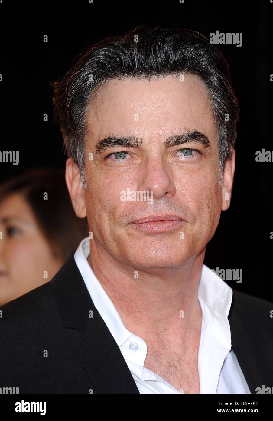 Cast member Peter Gallagher arriving for the premiere of 'Burlesque ...