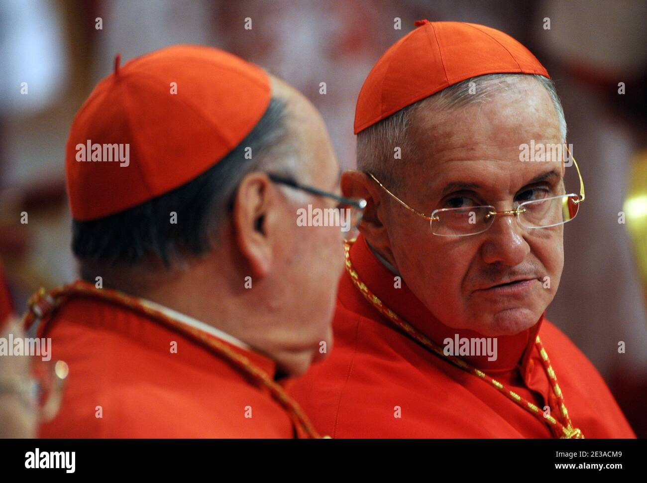 French cardinal Jean-Louis Tauran assists at a consistory ceremony in ...