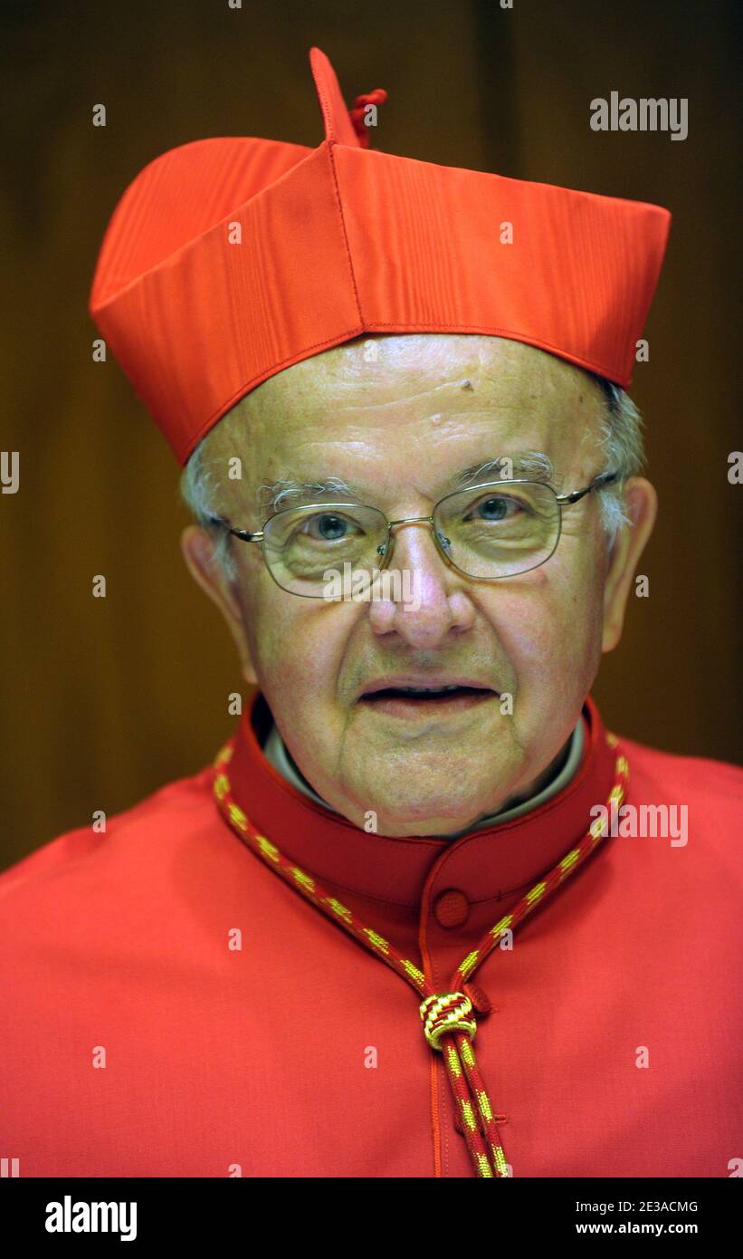 New cardinal Jose Manuel Estepa Llaurens (Spain) poses after the ...