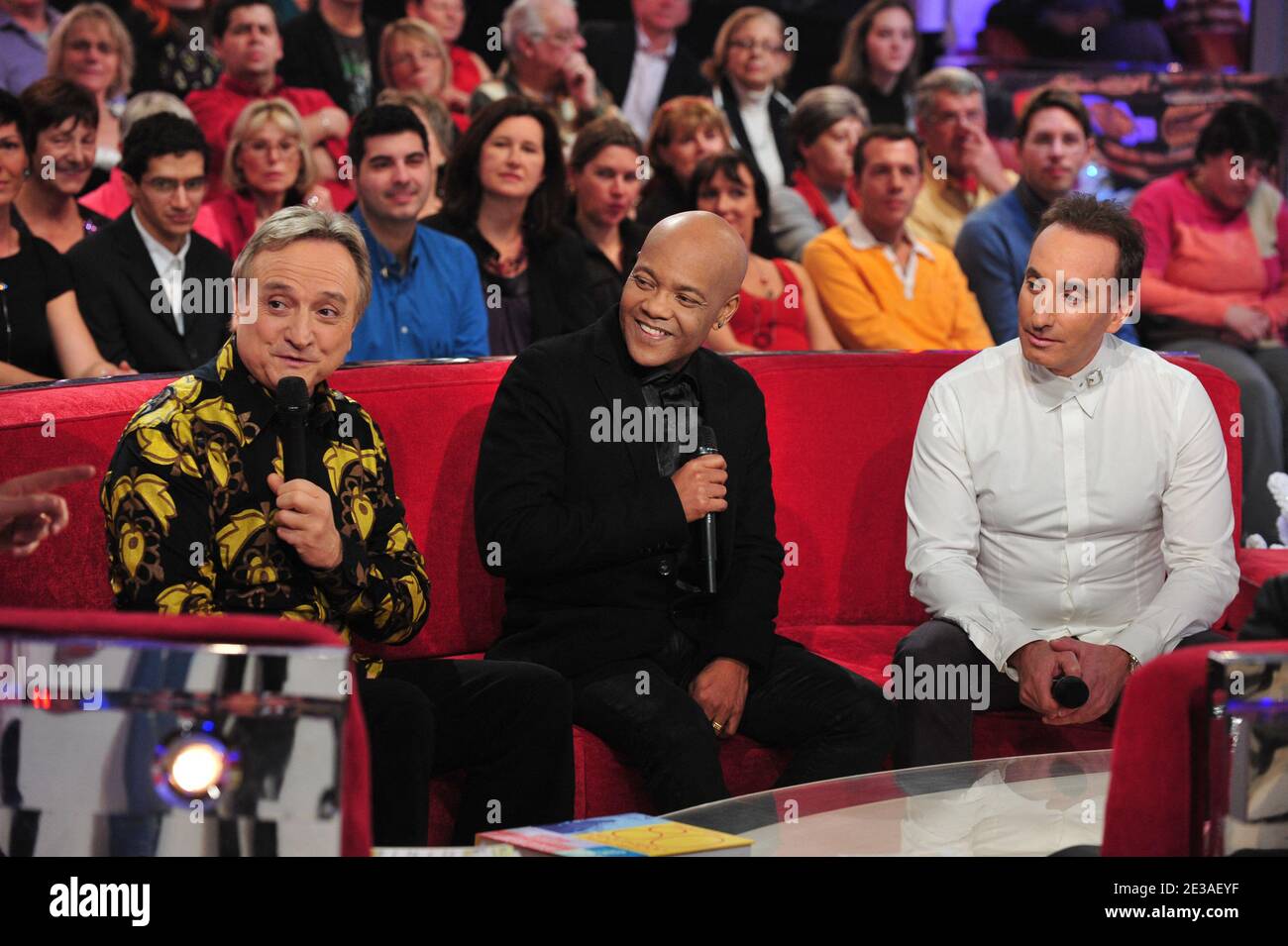 Émile Wandelmer, Mario Ramsamy, Jean-Louis Pujade du groupe Emile et ...