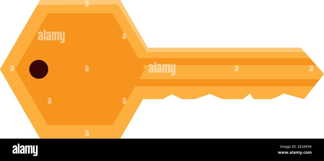 key security, safety concept white background vector illustration Stock ...