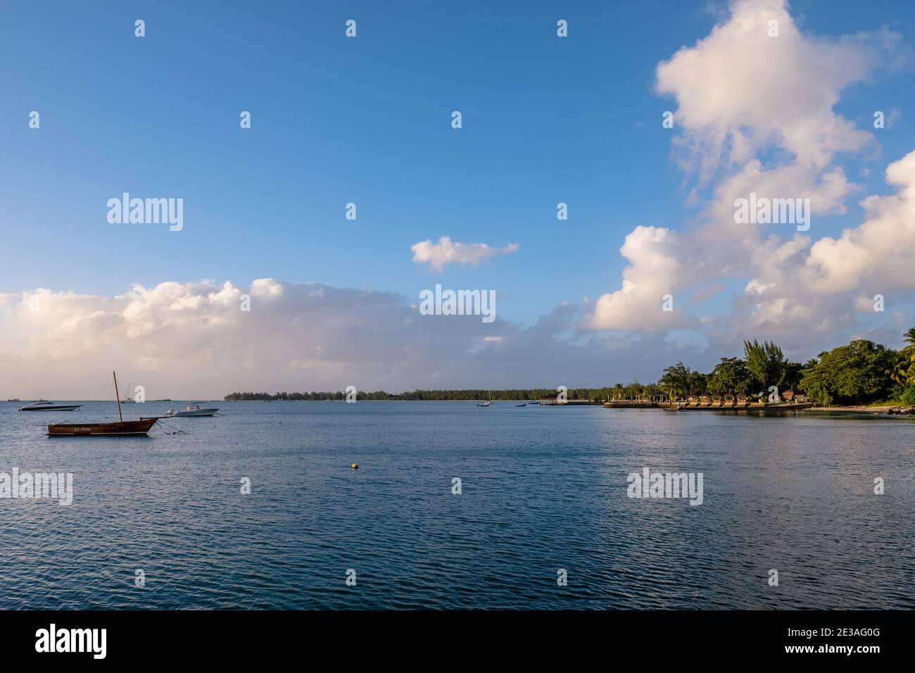 View of the sea - Mauritius Stock Photo - Alamy
