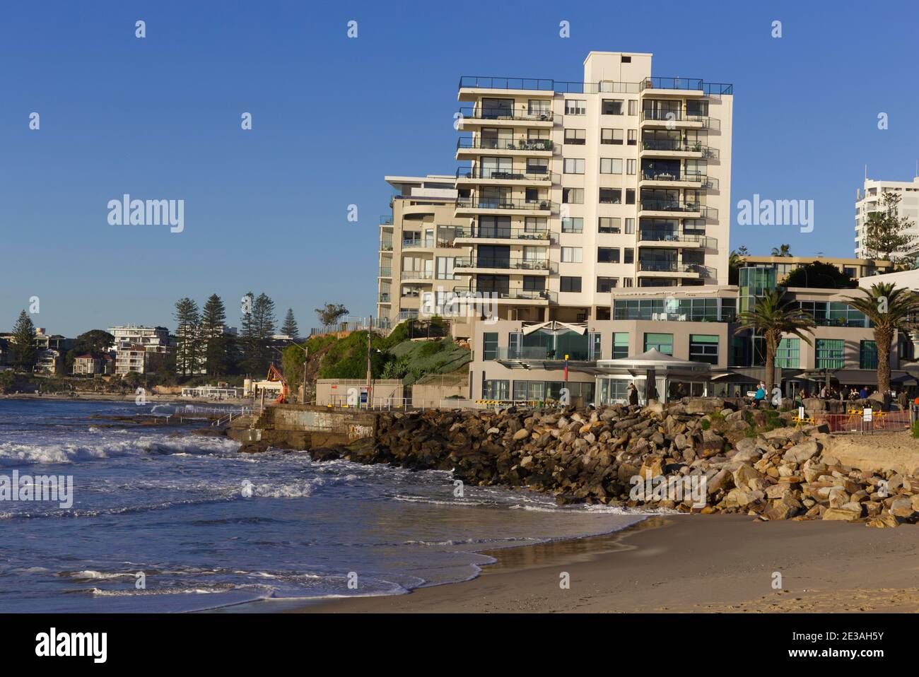 Beach erosion at Cronulla Sutherland Shire Sydney New South Wales ...