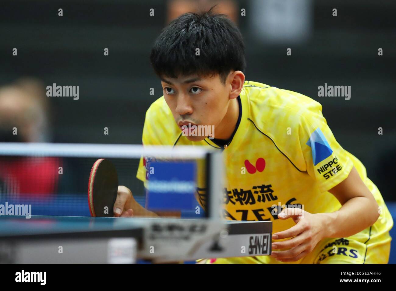 Osaka, Japan. 15th Jan, 2021. Yusuke Sadamatsu Table Tennis : All Japan ...