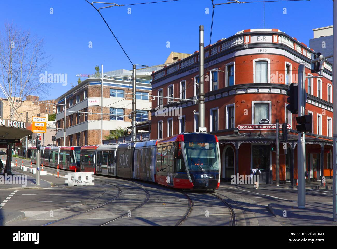 Light rail train sydney hi-res stock photography and images - Alamy