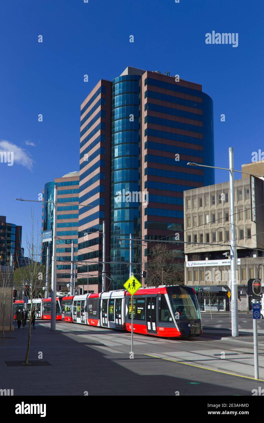 Cbd light rail train hi-res stock photography and images - Alamy