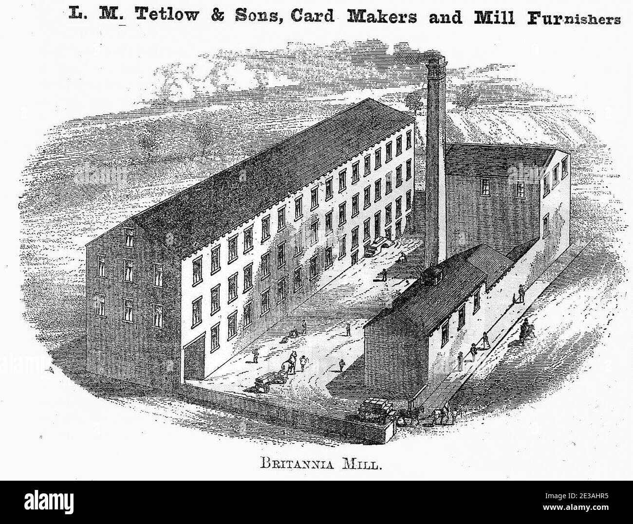 L. M. TETLOW & SONS, CARD MAKERS AND MILL FURNISHERS, BRITANNIA AND ...