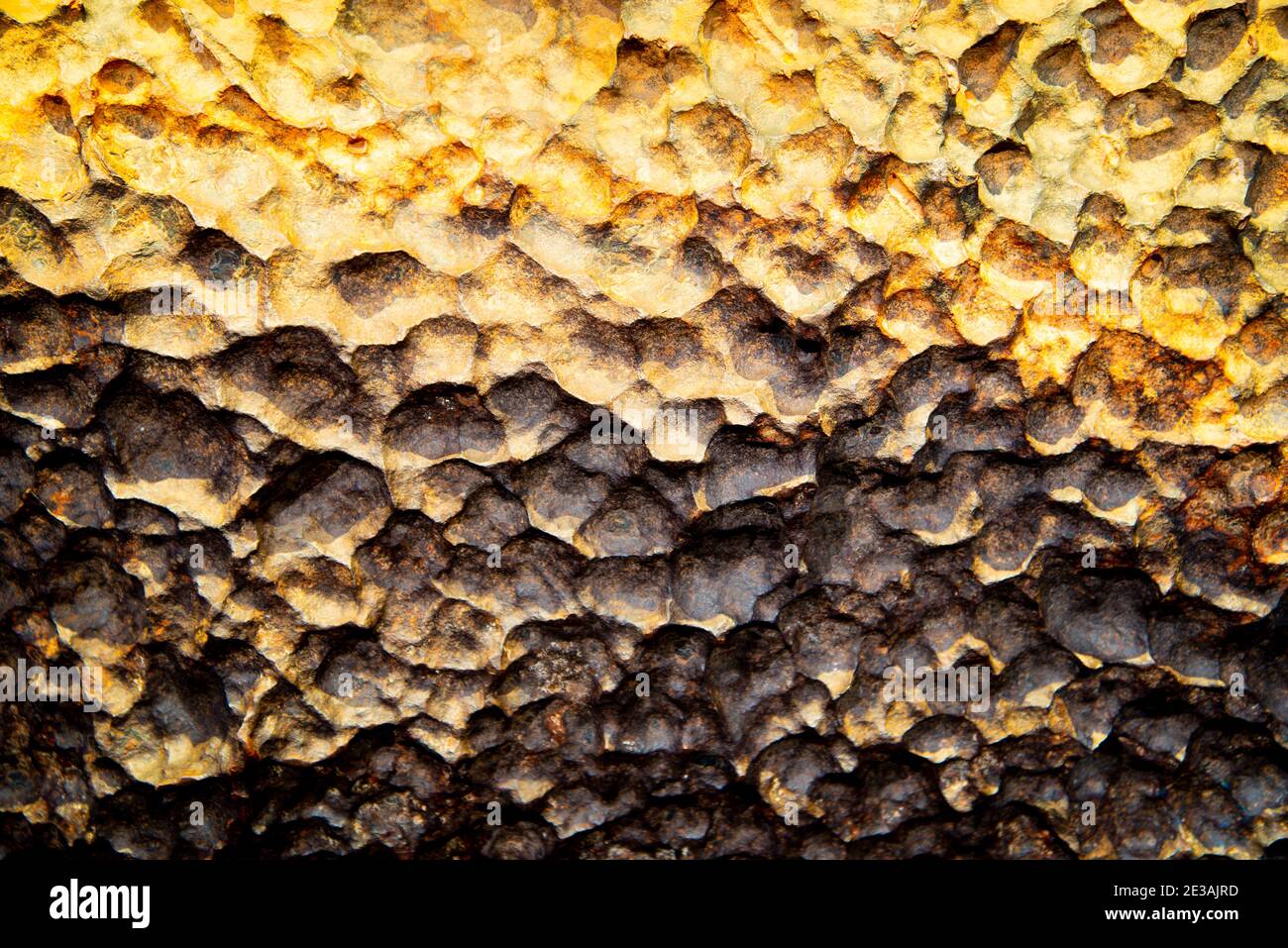 Outer Texture of an Iron Meteorite Stock Photo - Alamy