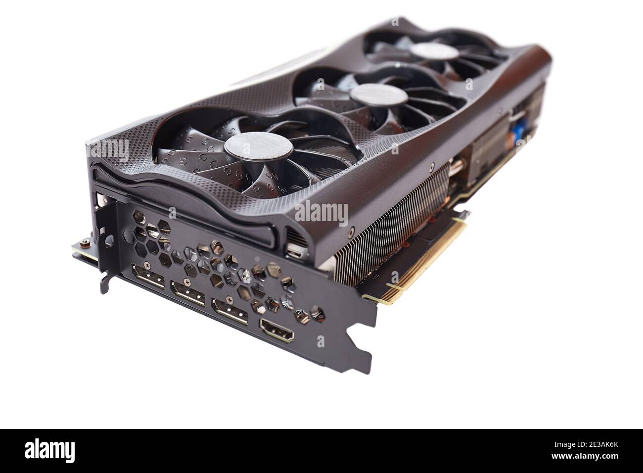 Computer graphics card on a desk Stock Photo - Alamy