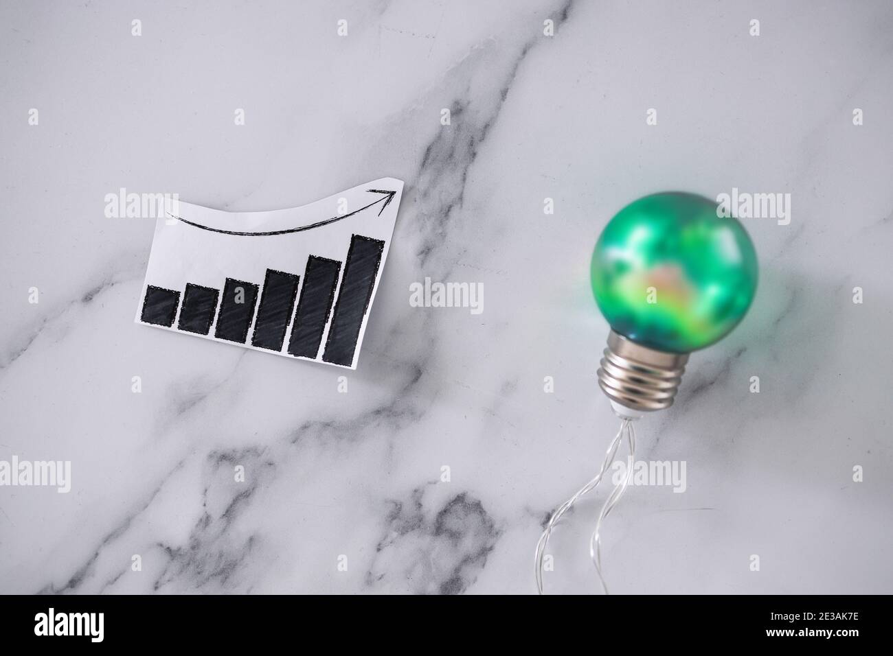 ecology and green ideas for the environment conceptual image, green ...