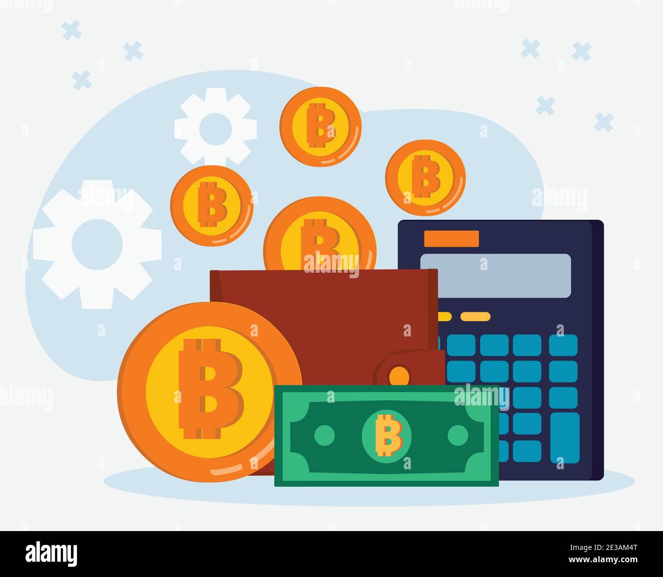 Cryptocurrency exchange concept vector illustration Stock Vector Image & Art - Alamy