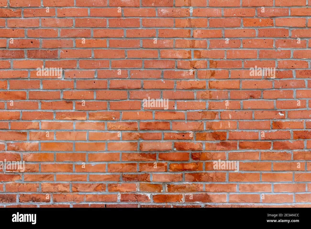 Full frame abstract texture background of an old shabby chic red clay ...