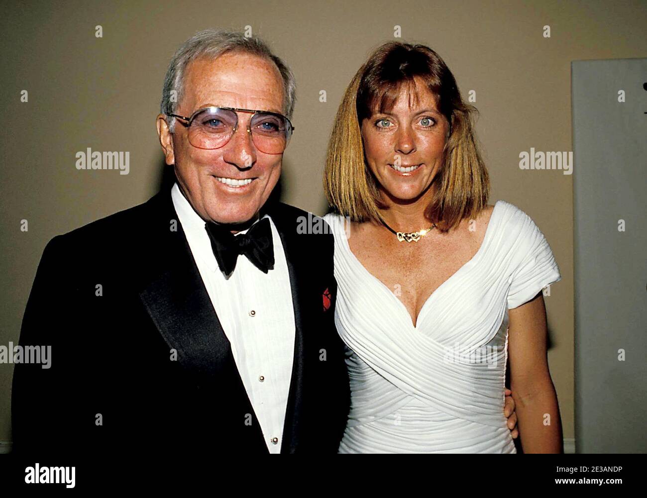 ANDY WILLIAMS AND DEBORAH HAAS Credit: Ralph Dominguez/MediaPunch Stock ...