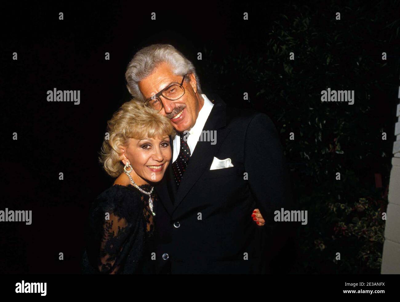 RONA BARRETT AND HUSBAND BILL 1986 Credit: Ralph Dominguez/MediaPunch ...