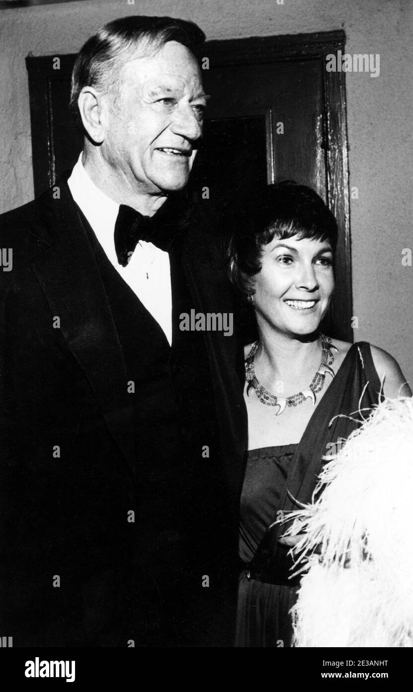 John Wayne And Pat Stacey At The Gold Medal Awards 1978 Credit: Ralph ...