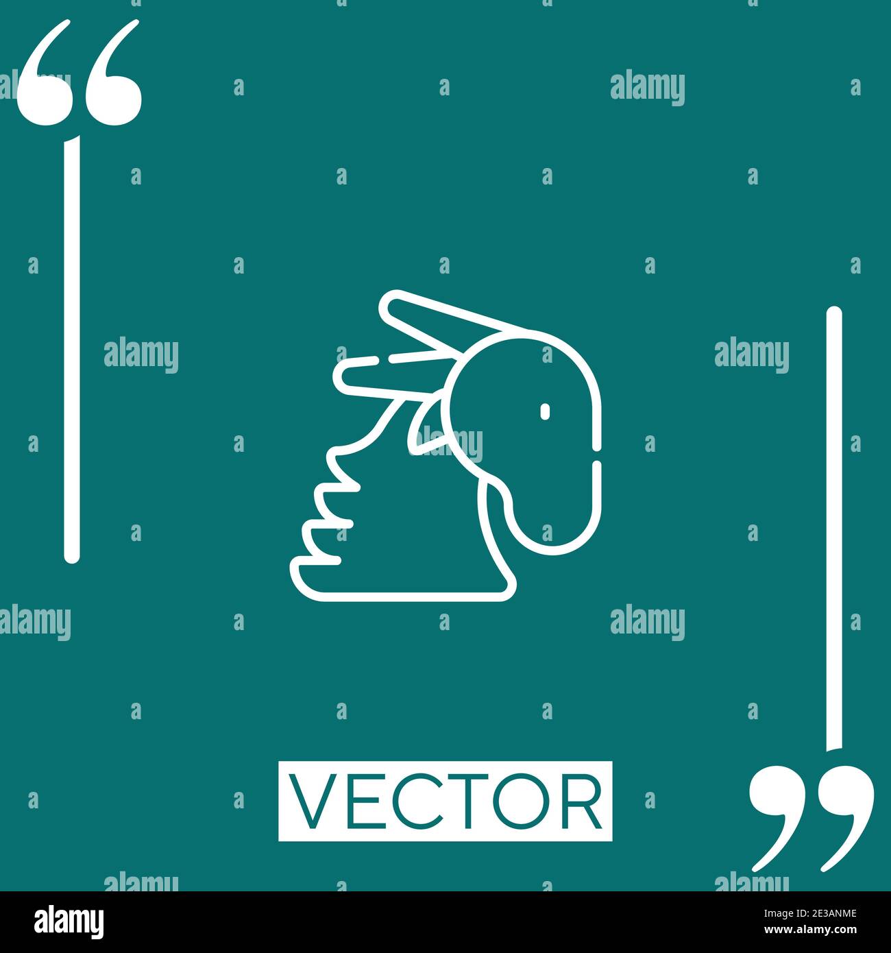 dragon vector icon Linear icon. Editable stroked line Stock Vector ...