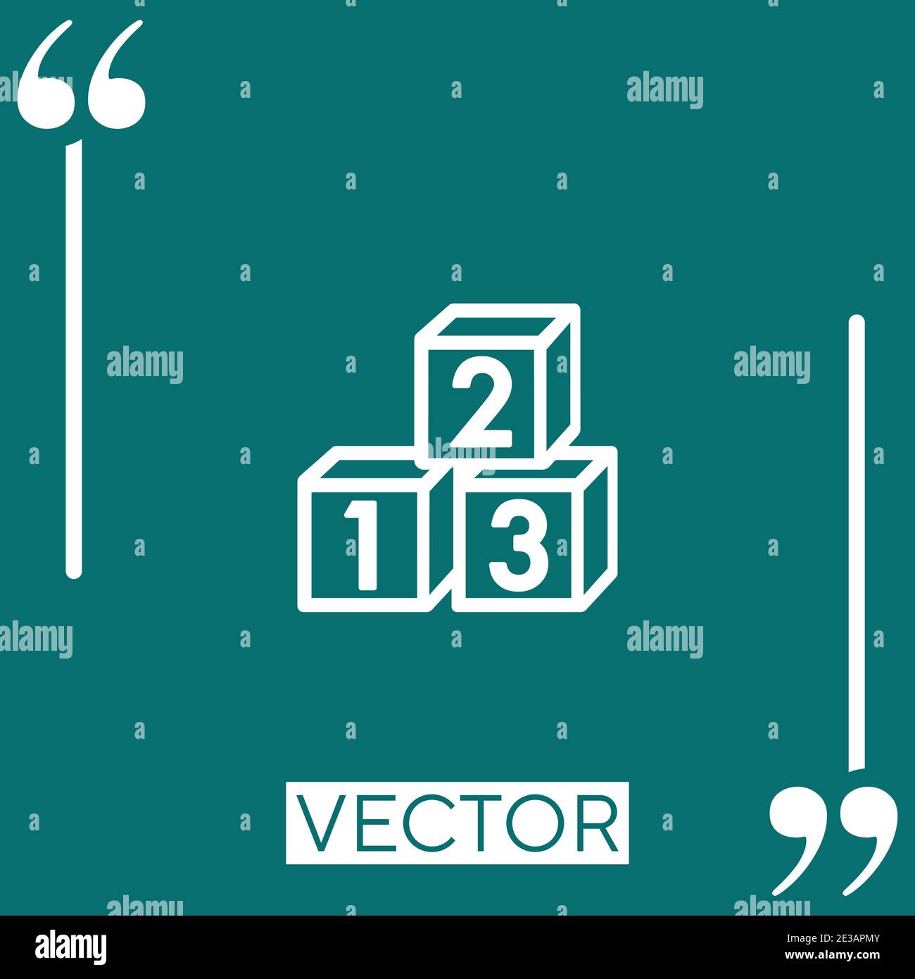 Numbers of brick Stock Vector Images - Alamy