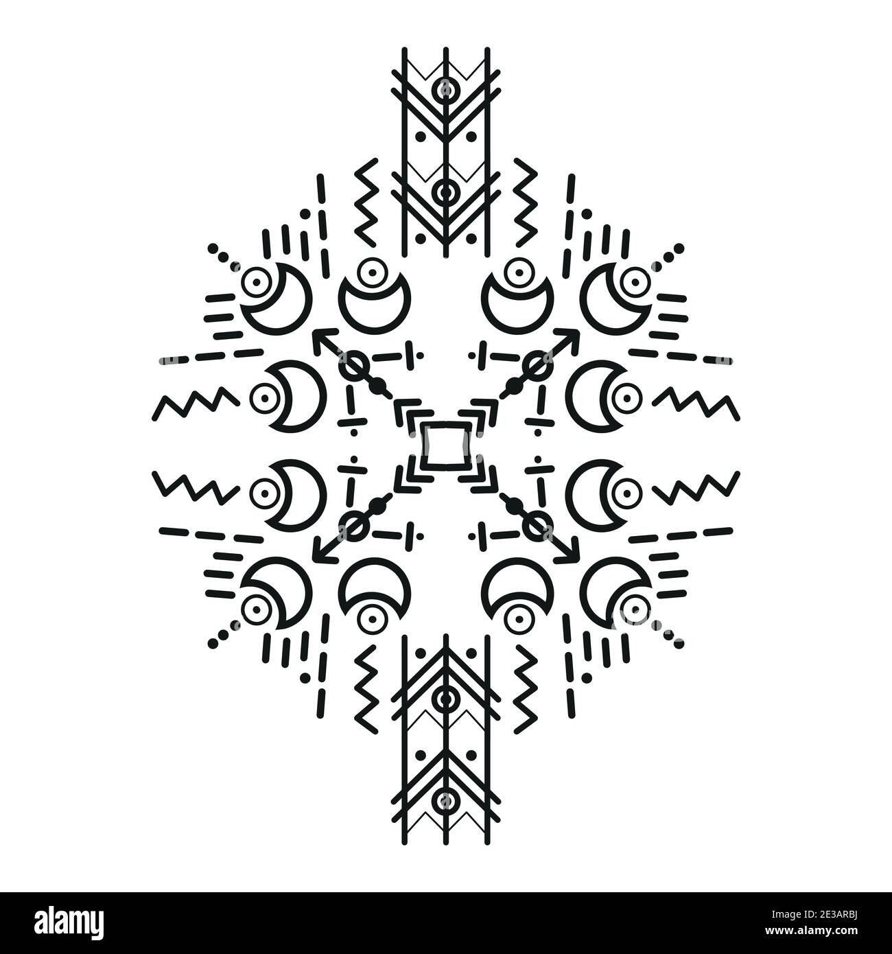 Black And White Native American Patterns And Designs
