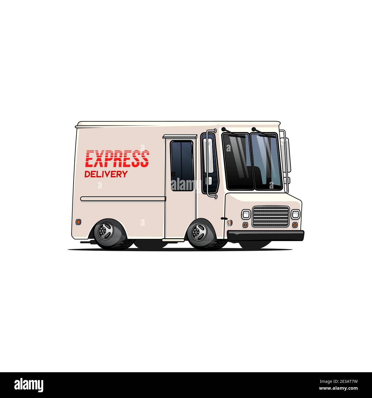 Cartoon style van hi-res stock photography and images - Alamy