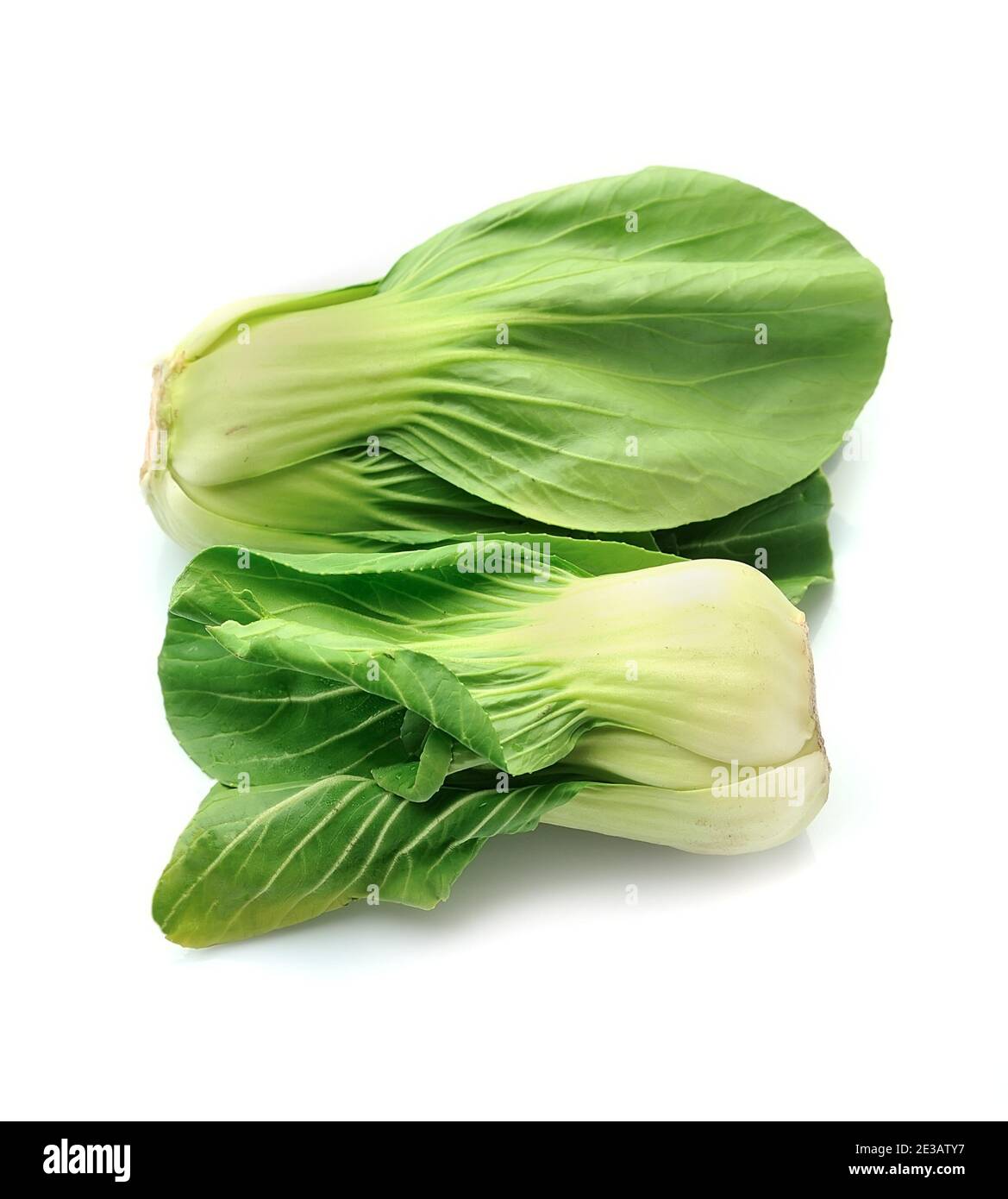 Fresh pak choi cabbage on the white backgrounds Stock Photo - Alamy