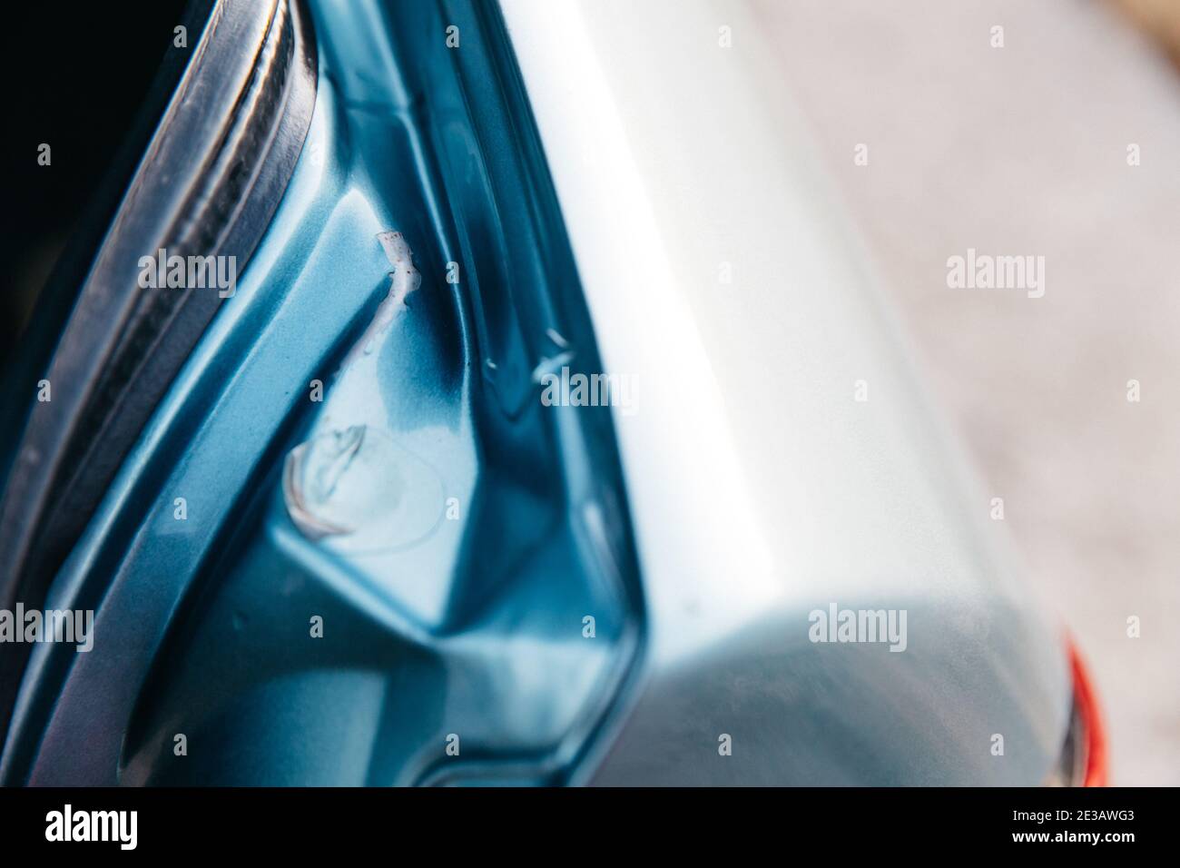 Car body damage, dents and scratches on the car Stock Photo - Alamy