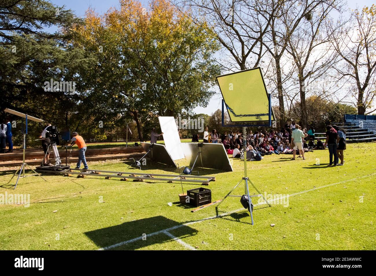 Johannesburg, South Africa - April 30, 2015: Behind the Scenes on ...