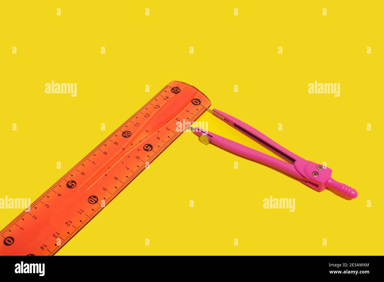 dividers and a ruler Stock Photo - Alamy
