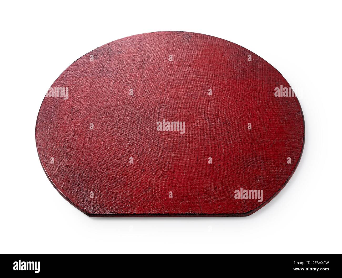 Japanese red tray placed on a white background Stock Photo - Alamy