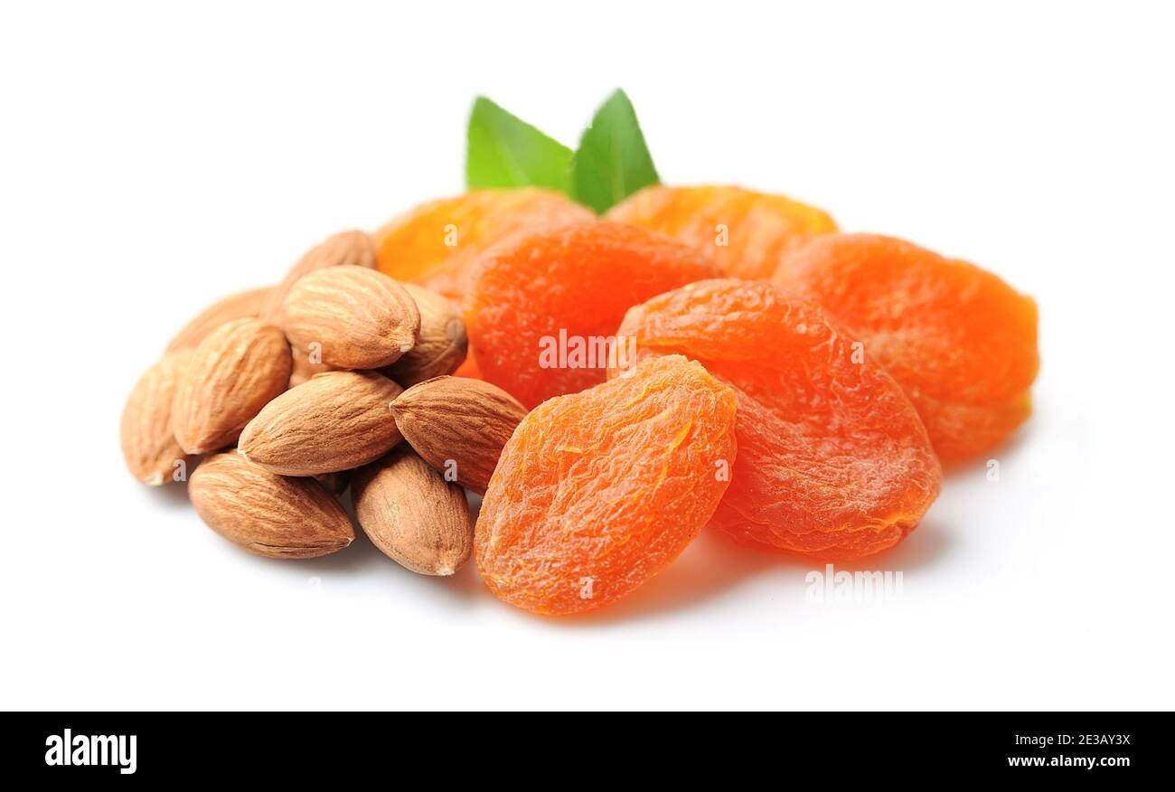 Dried apricots almonds hi-res stock photography and images - Alamy