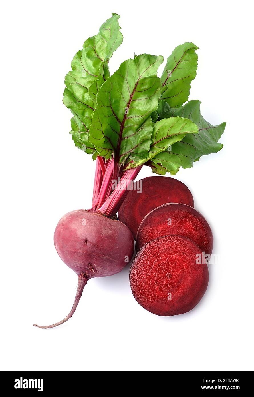 Fresh beet root isolated on white backgrounds. Young storm Stock Photo ...