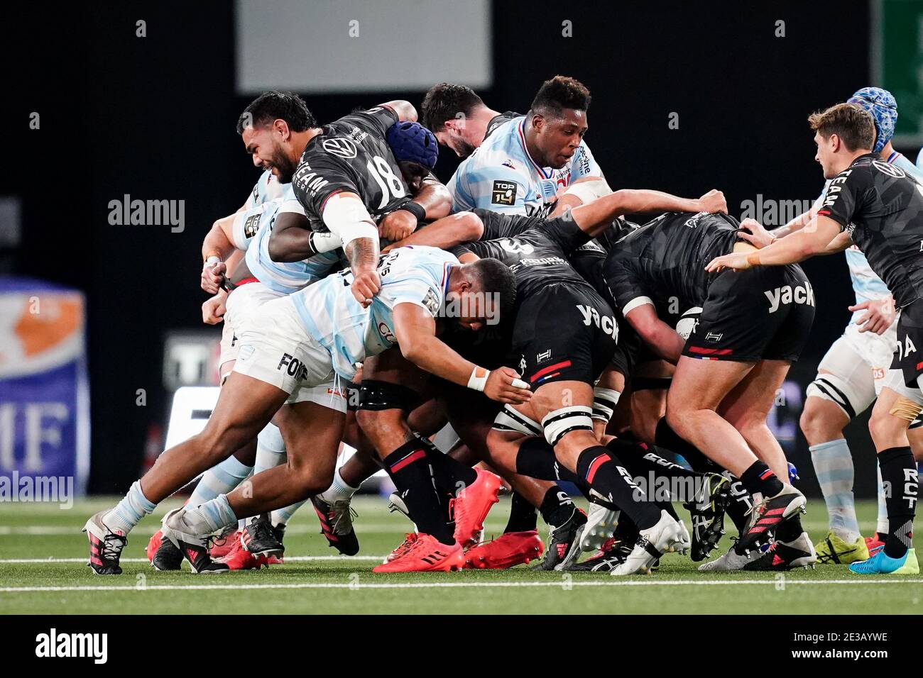 Georges Henri Colombe (R92) during the rugby TOP 14 match between ...