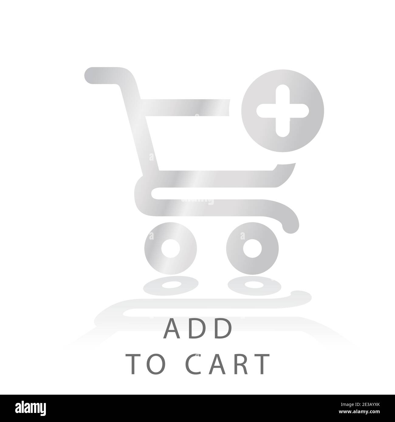 add to cart icon. simple line art shopping cart trolley with plus sign ...