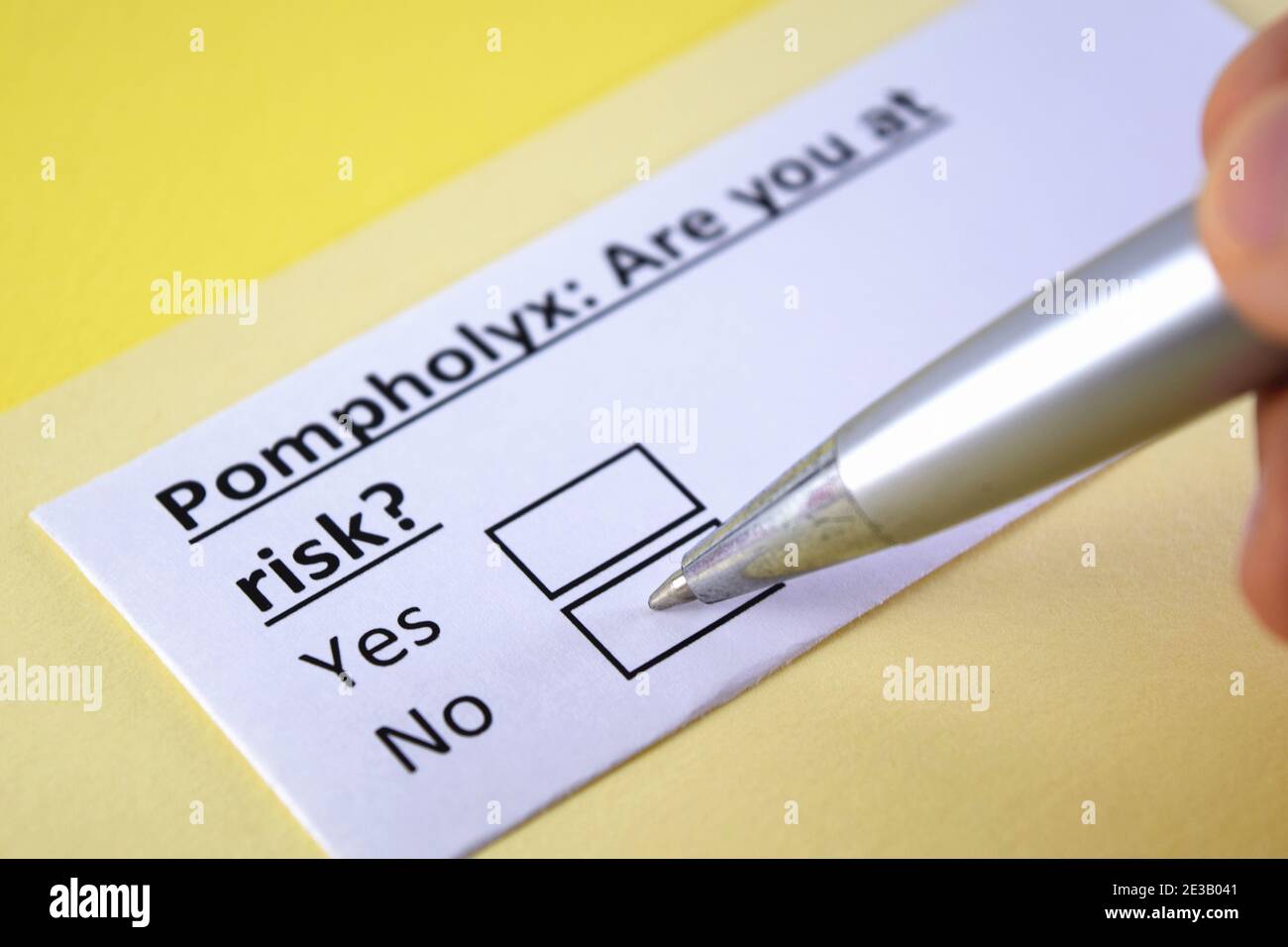 Pompholyx hi-res stock photography and images - Alamy