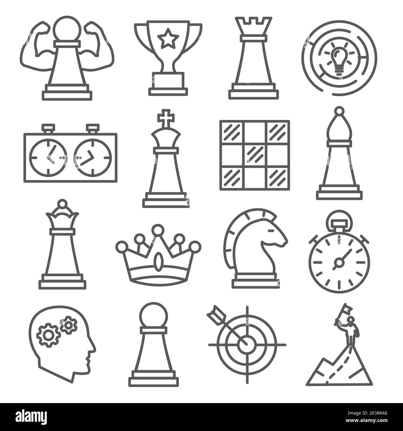 Knight queen Stock Vector Images - Alamy