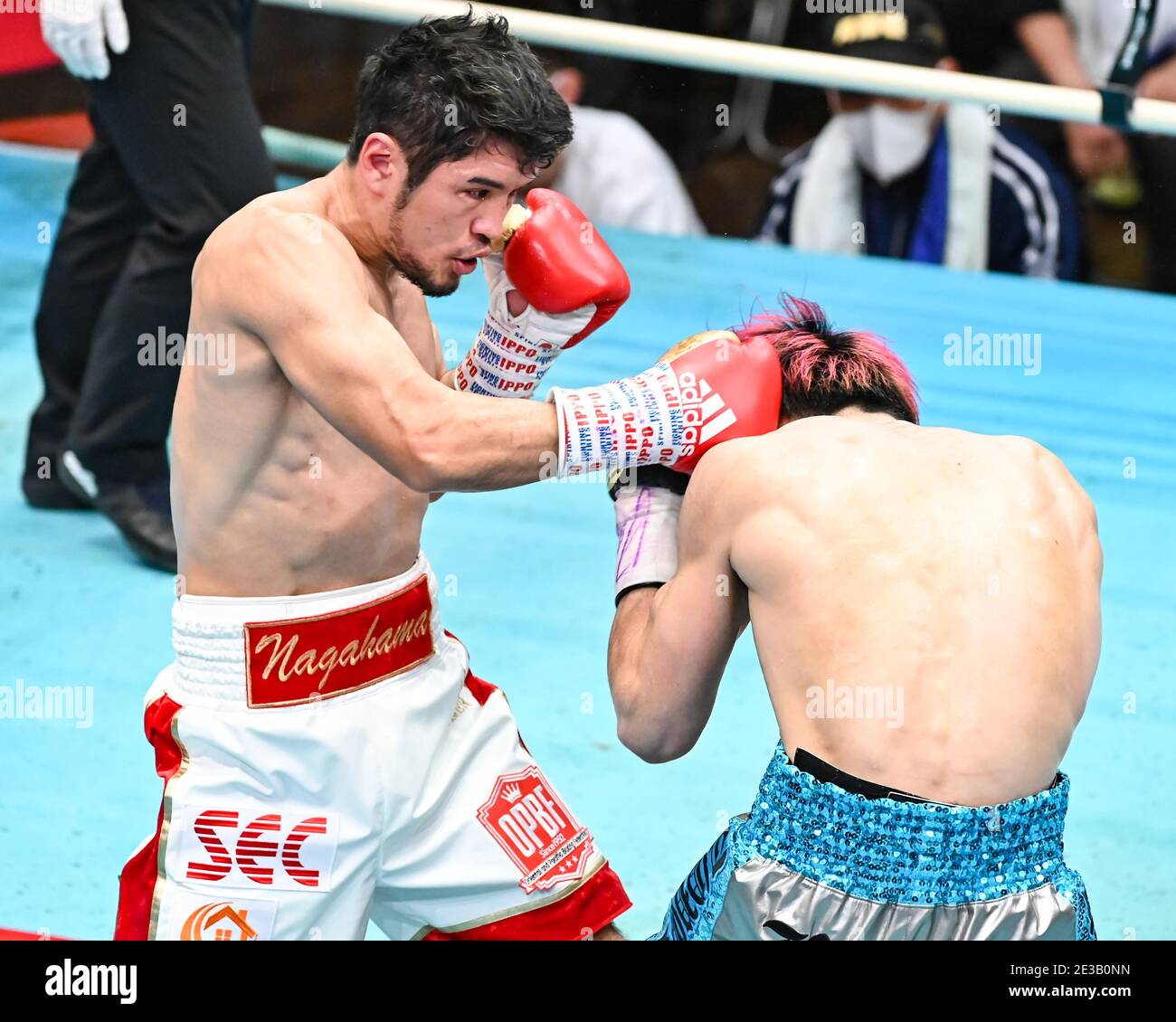 Tokyo, Japan. 16th Jan, 2021. (L-R) Riku Nagahama, Ryota Toyoshima ...