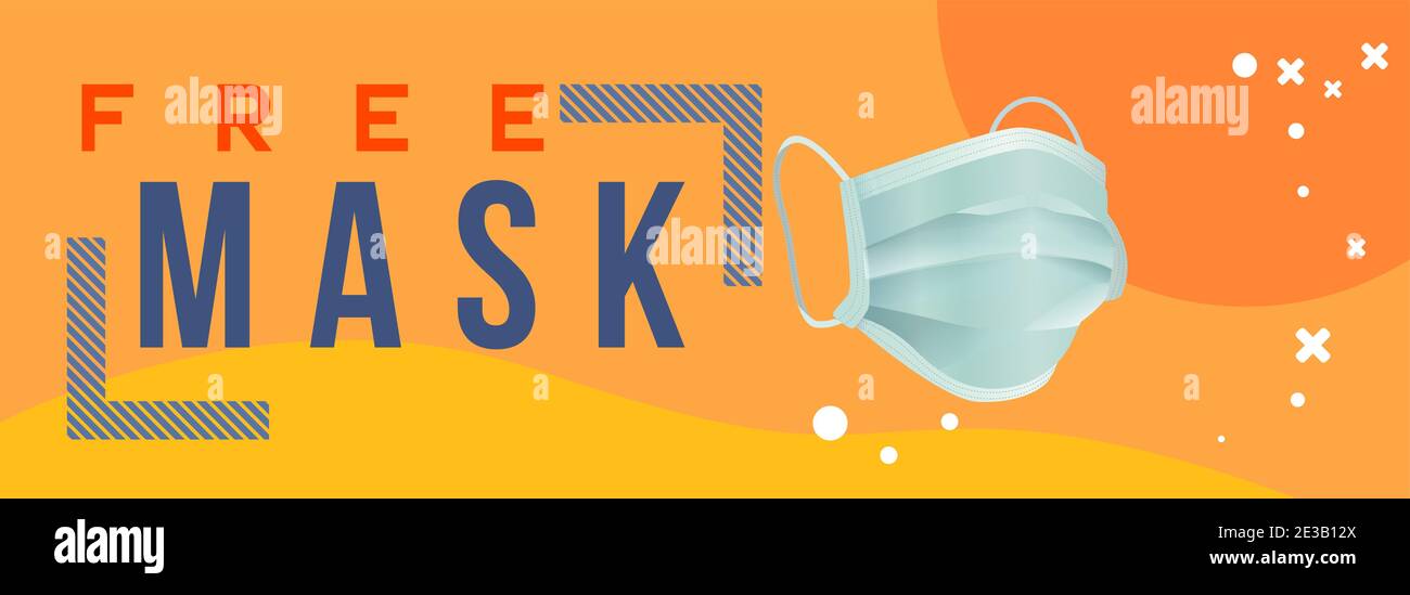 free mask dynamic banner vector illustration Stock Vector Image & Art ...