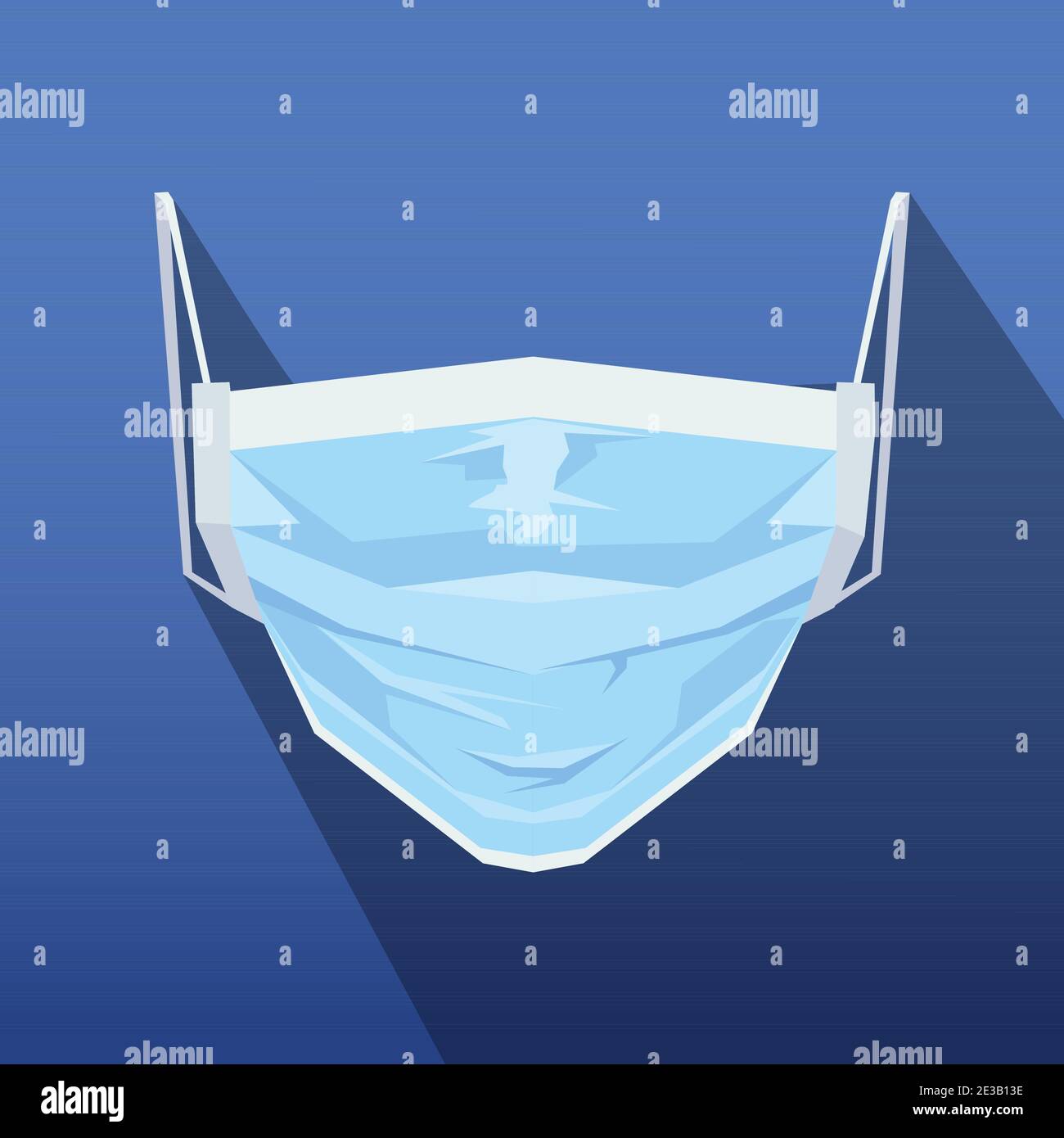 free mask modern web banner vector illustration Stock Vector Image ...