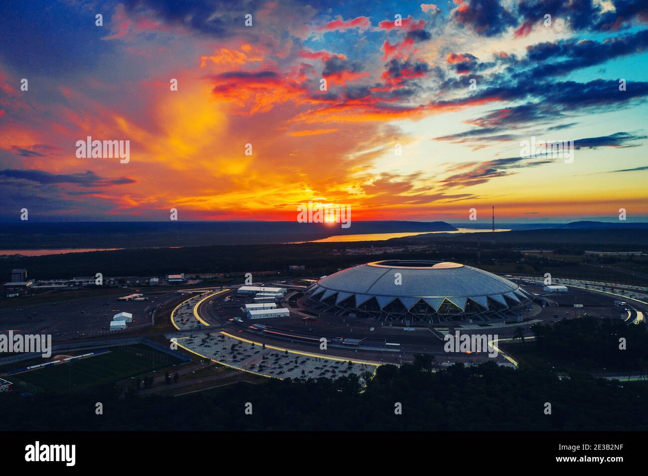 Samara arena aerial hi-res stock photography and images - Alamy