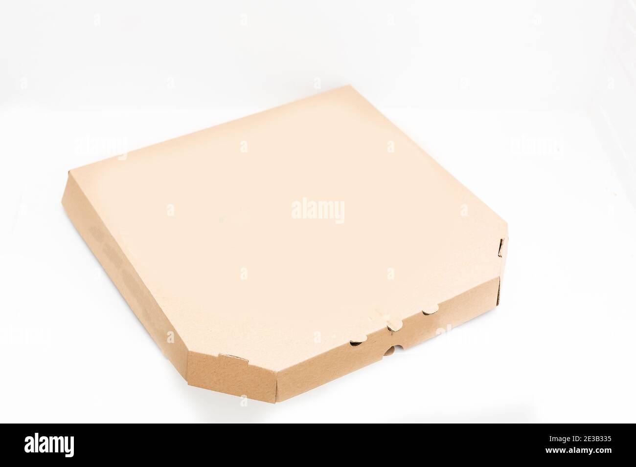 Pizza box isolated on white background Stock Photo - Alamy