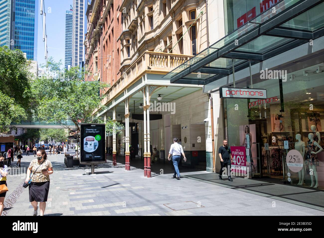 Pitt street shopping mall hi-res stock photography and images - Alamy